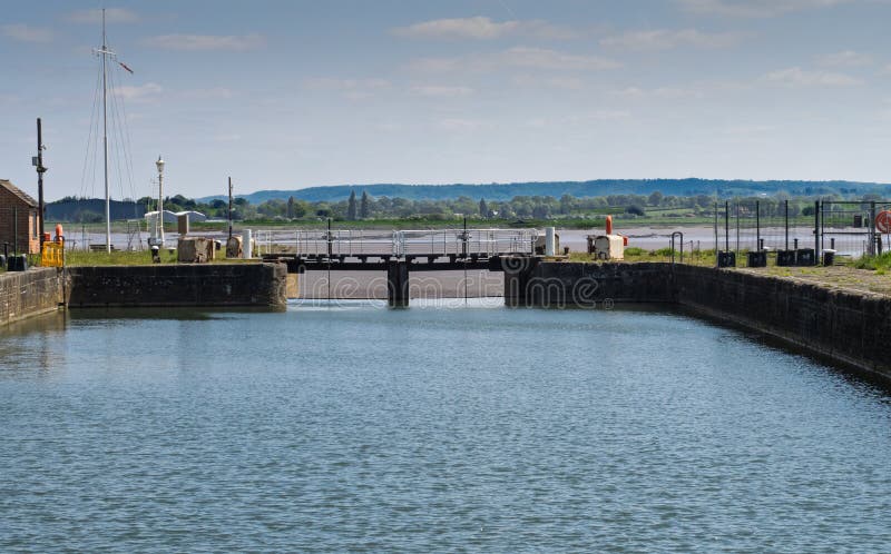 The Harbour Entrance at Lydney Stock Image - Image of lydney ...
