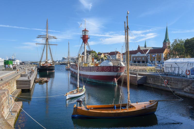 The Harbour of Helsingor on Denmark Editorial Stock Image - Image of ...