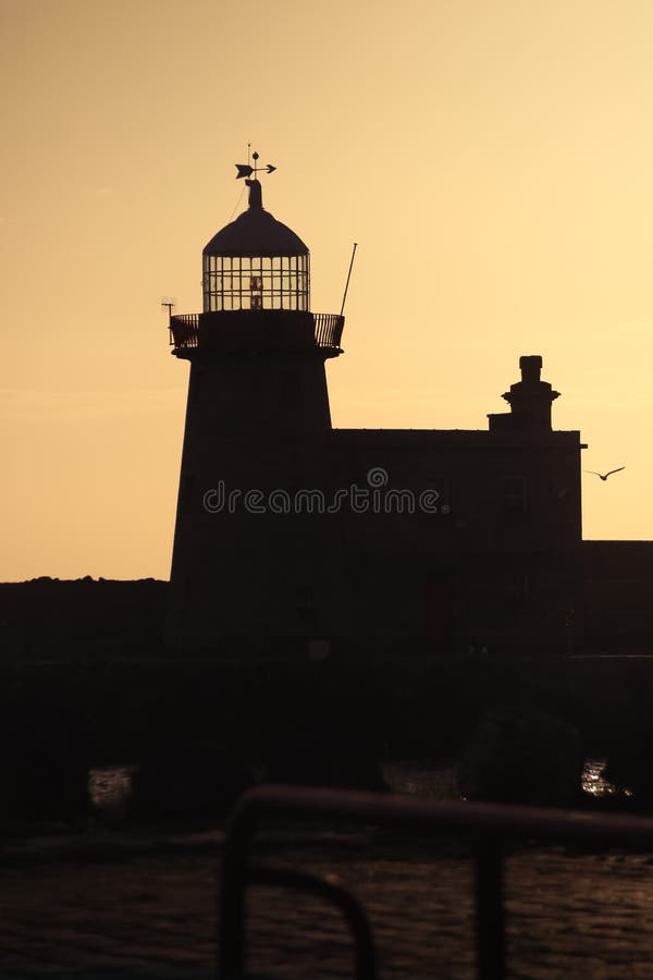 Baily Lighthouse. Howth. Ireland Stock Image - Image of headland, hill ...
