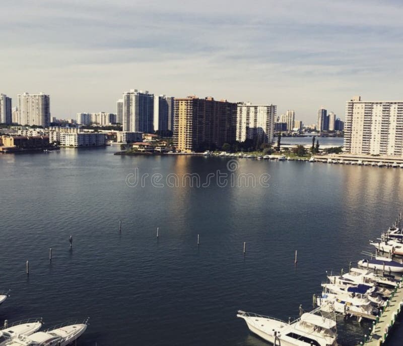 Harbour in Miami editorial image. Image of river, port - 243207810