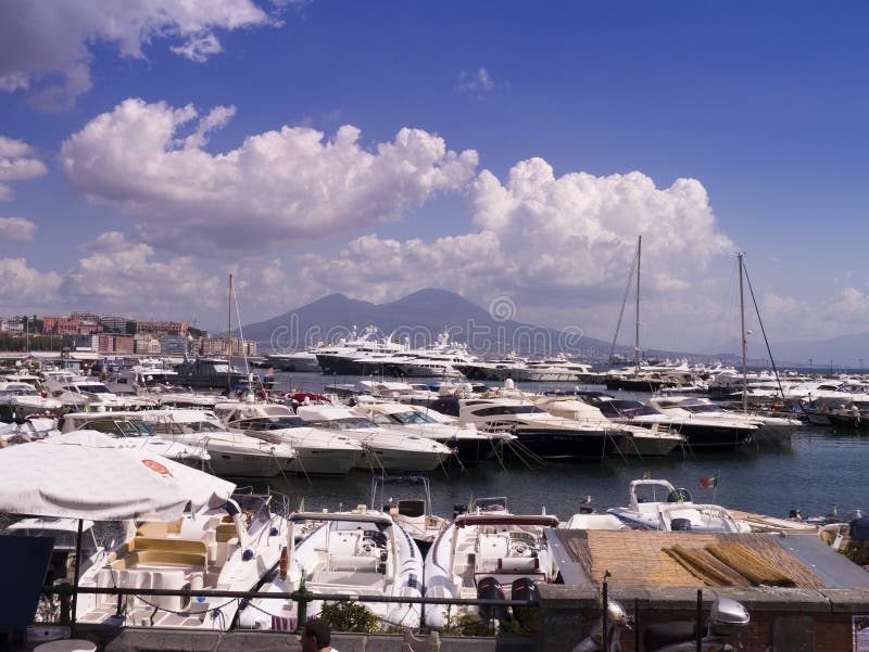 Harbour in Naples editorial image. Image of vacation - 36221545