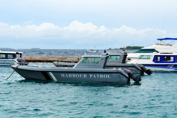 Harbour Patrol Boat stock photo. Image of army, armor - 5916874