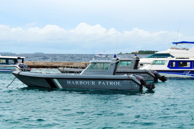 Harbour Patrol Boat stock photo. Image of army, armor - 5916874