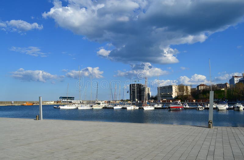 Harbour, Portul Tomis, Constanta Stock Photo - Image of tomis ...