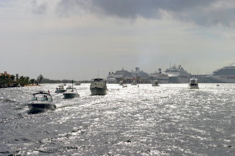 Harbour scene stock photo. Image of vessel, ocean, lauderdale - 439336