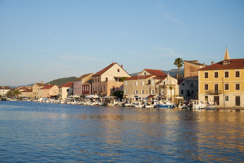Harbour Scenes from Stari Grad, Hvar Editorial Photo - Image of croatia ...