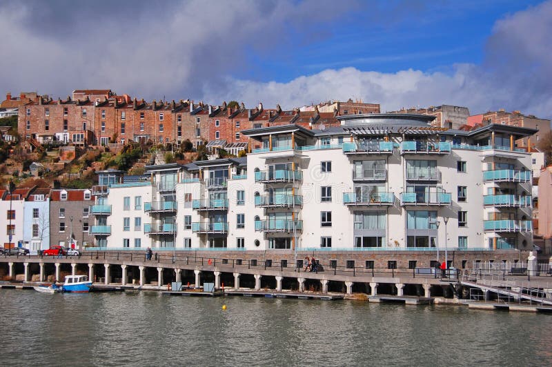 Harbourside development stock image. Image of apartment - 18306133