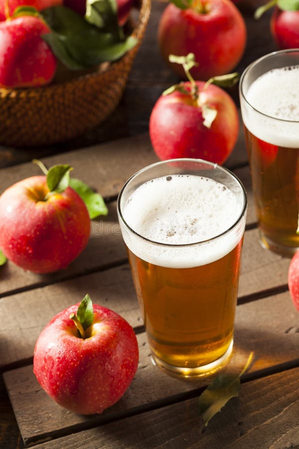 Hard Apple Cider Ale stock image. Image of rustic, juice - 44604713