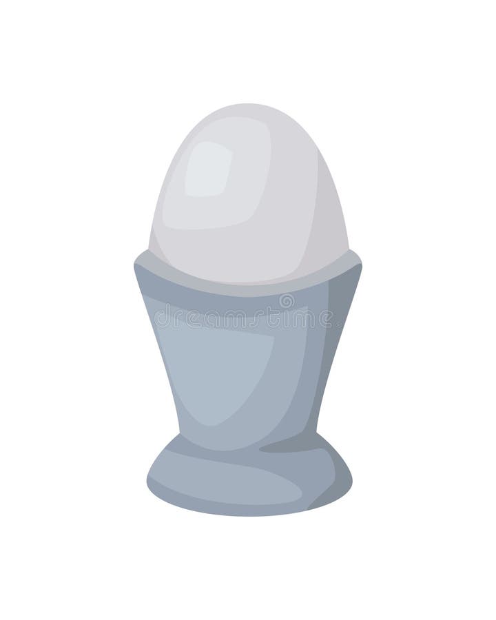 Hard boiled egg stock vector. Illustration of cooked - 273085777