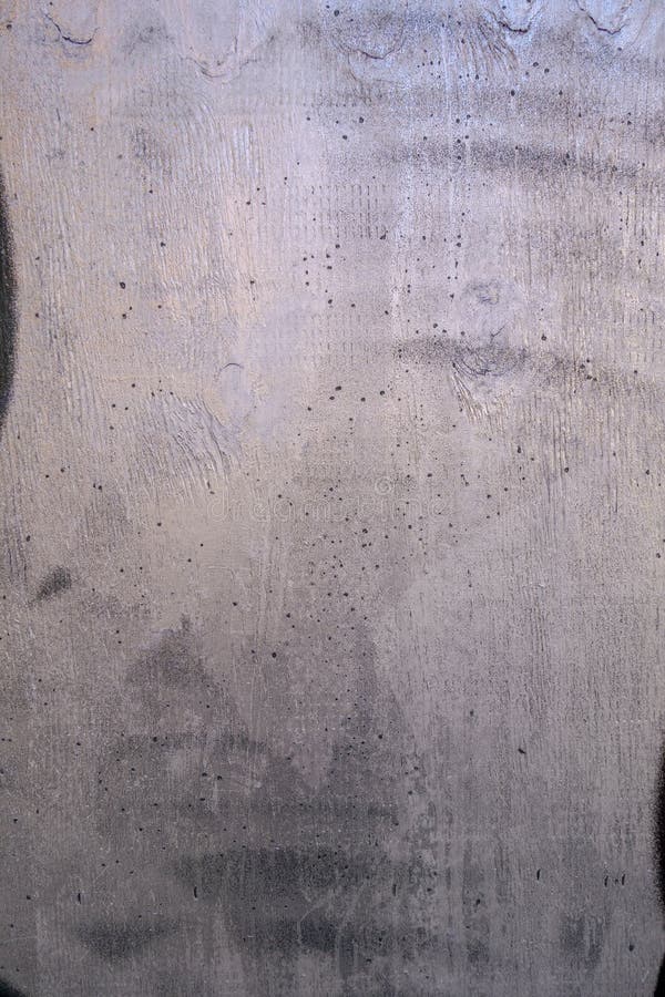 Hard Cement Poured Wall with Wood Grain Formed Markings and Texture ...