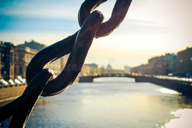 Hard chain stock photo. Image of still, siberia, saint - 52848598