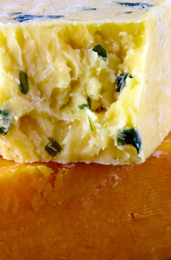 Two Types of Mature Cheese. Stock Photo - Image of produce, gourmet ...