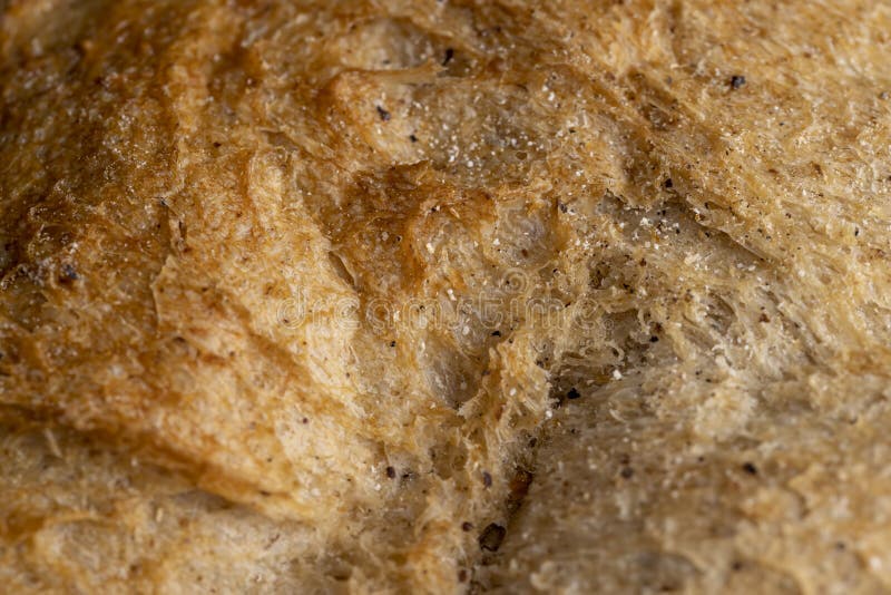 Hard Crisp Crust of a Freshly Baked Loaf of Bread Stock Image - Image ...