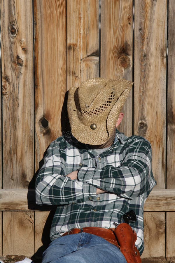 Hard Day s Work stock photo. Image of buckaroo, fence - 13757106