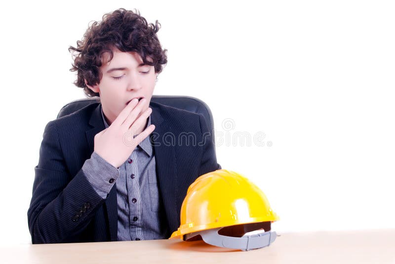 Hard day of work stock photo. Image of adult, worker - 25449744