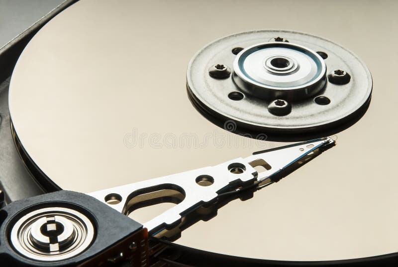 Hard DIsc Drive Inside stock image. Image of clamb, inside - 83954655