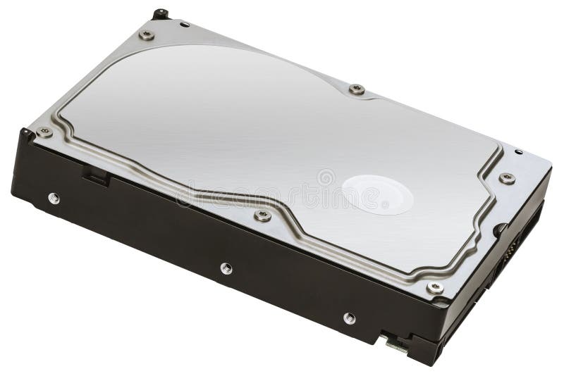Hard Disc Drive Casing Isolated on White Background Stock Photo - Image ...