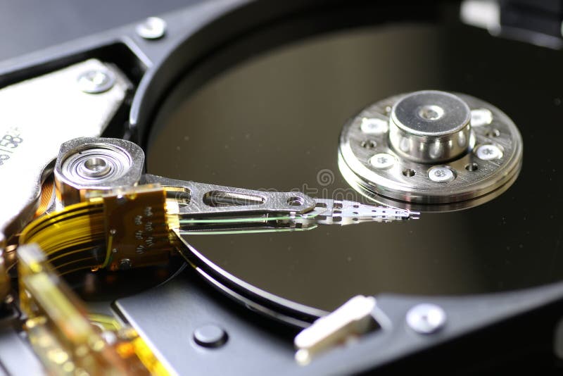 Hard Disc Drive Repair Macro Stock Photo - Image of information, drive ...