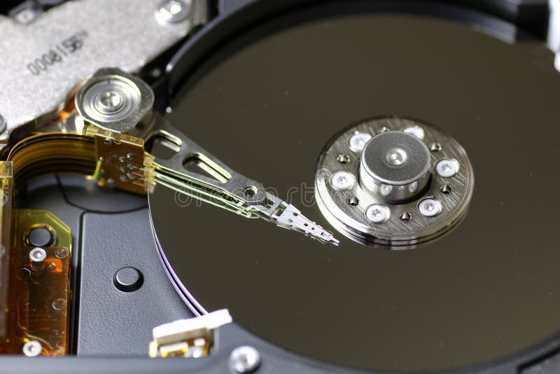 Hard Disc Drive Repair Macro Stock Photo - Image of concept, equipment ...