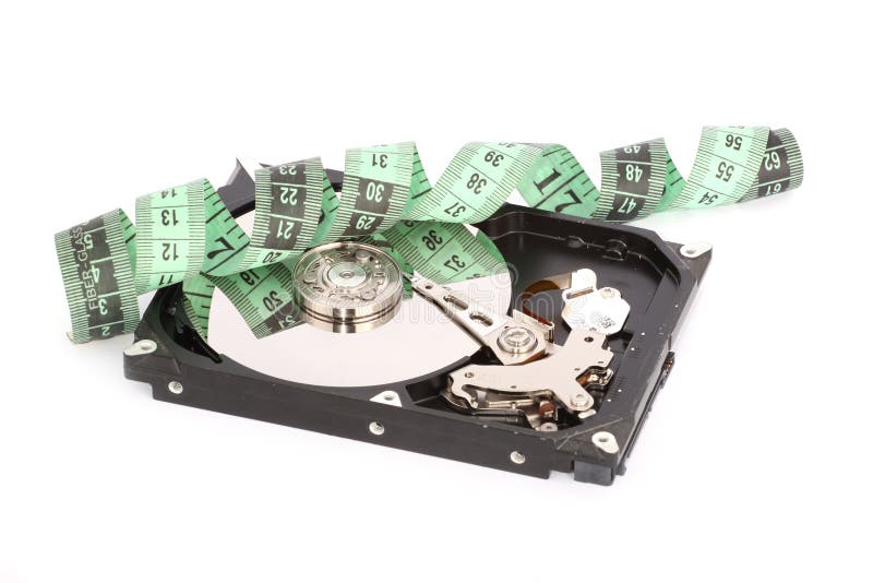 Hard disc stock image. Image of system, hard, disc, cylinder - 75916223