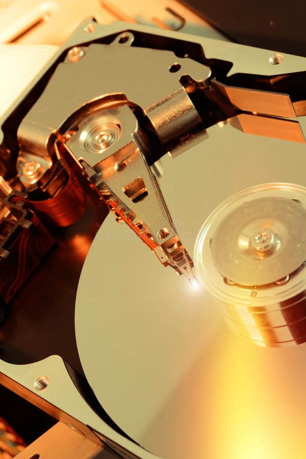 Hard disc opened stock photo. Image of seek, open, terabytes - 38867568