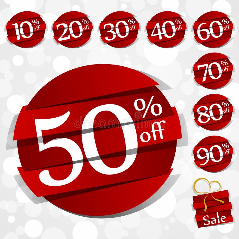 Hard Discount Sale Badges stock vector. Illustration of business - 36072207