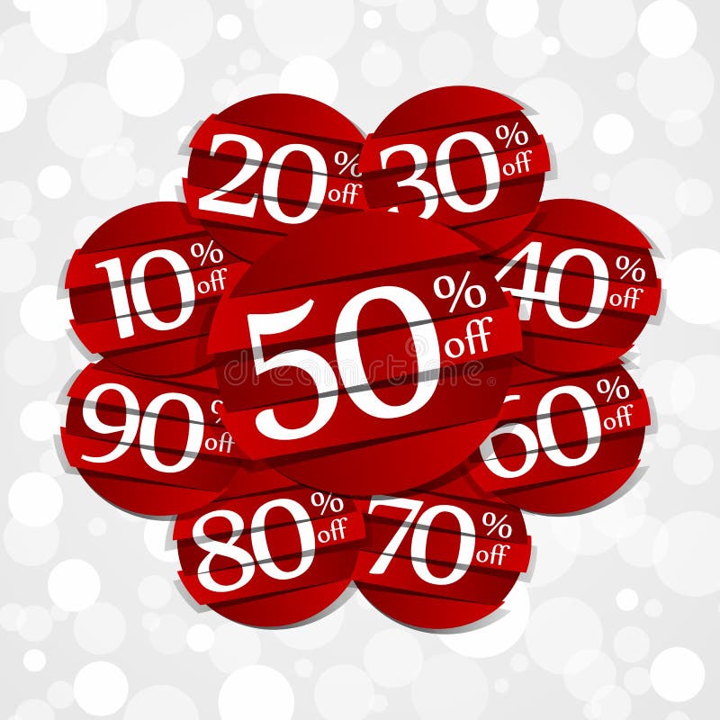 Hard Discount Sale Badges stock vector. Illustration of purchase - 36075412