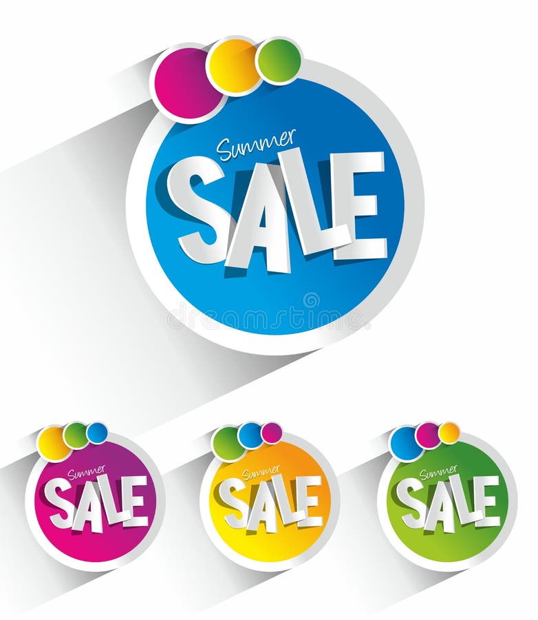 Design of Poster / Flyer for Shopping Sale Stock Vector - Illustration ...