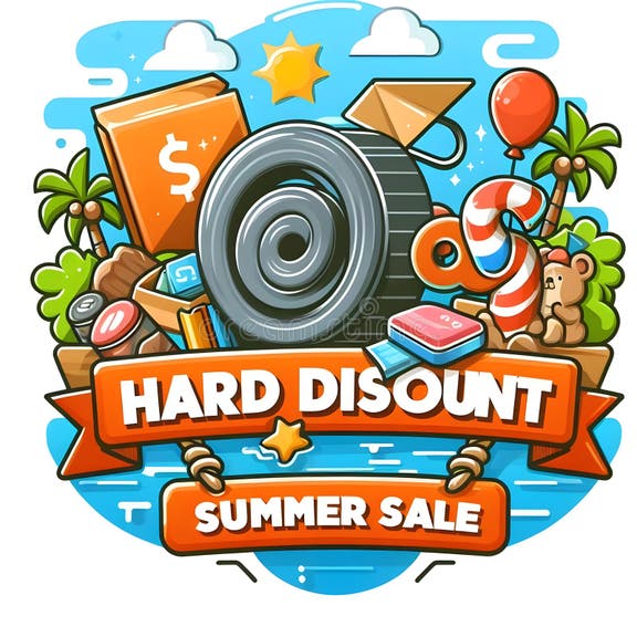 Hard Discount Summset stock illustration. Illustration of sign - 315372175