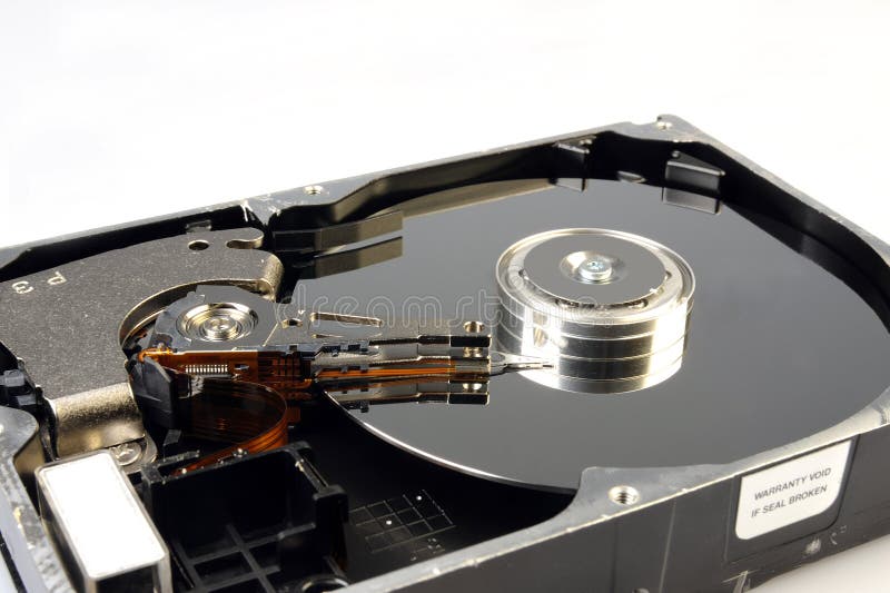 Hard disk stock image. Image of mechanics, disk, technology - 10789605