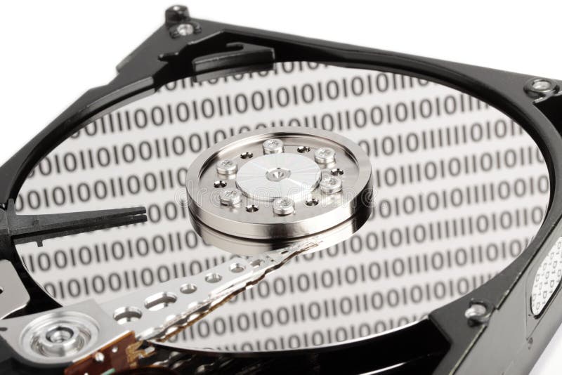 Hard disk. stock image. Image of head, open, electrical - 11336973