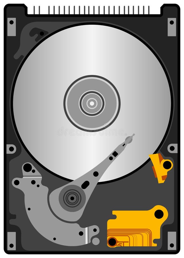 Disk corrupt stock vector. Illustration of hardware, encryption - 10632229