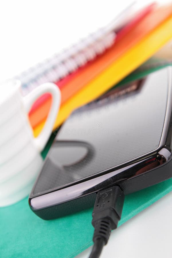 Man With Barcode Reader Works On Warehouse Stock Image - Image of ...