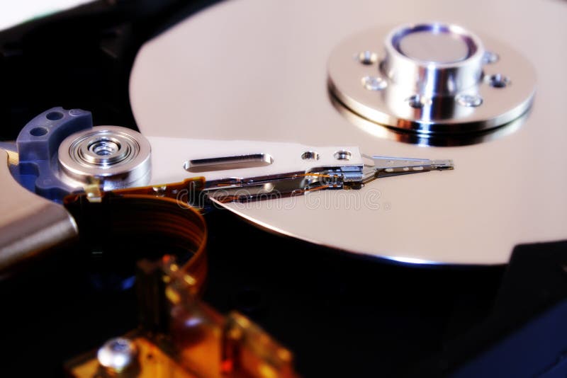 Hard disk stock image. Image of bytes, bits, gigabyte - 6870771