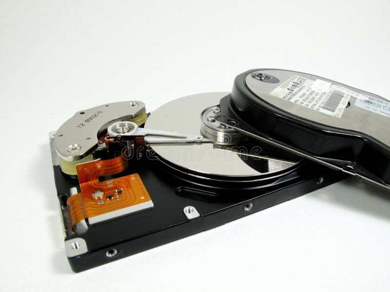 Hard disk stock image. Image of open, disc, hardware, drive - 7556739