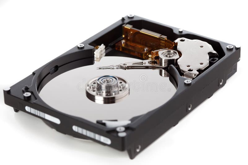 Hard drive low angle stock image. Image of hard, drive - 680915