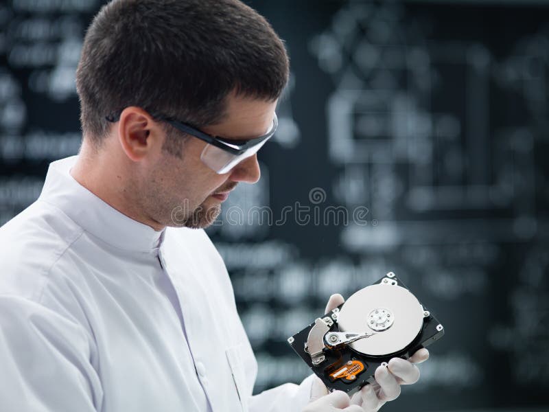 Hard disk analysis stock image. Image of plastic, data - 31258739