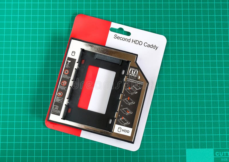 Hard Disk Caddy To Cd Rom Slot for Laptop . Stock Photo - Image of dual ...