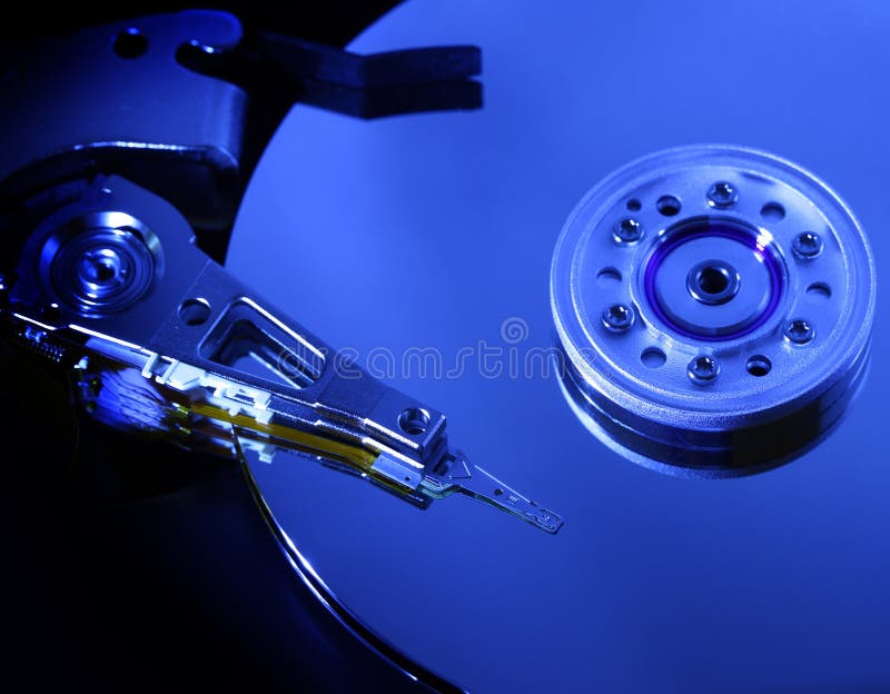 Hard disk drive stock image. Image of backup, closeup - 26365743