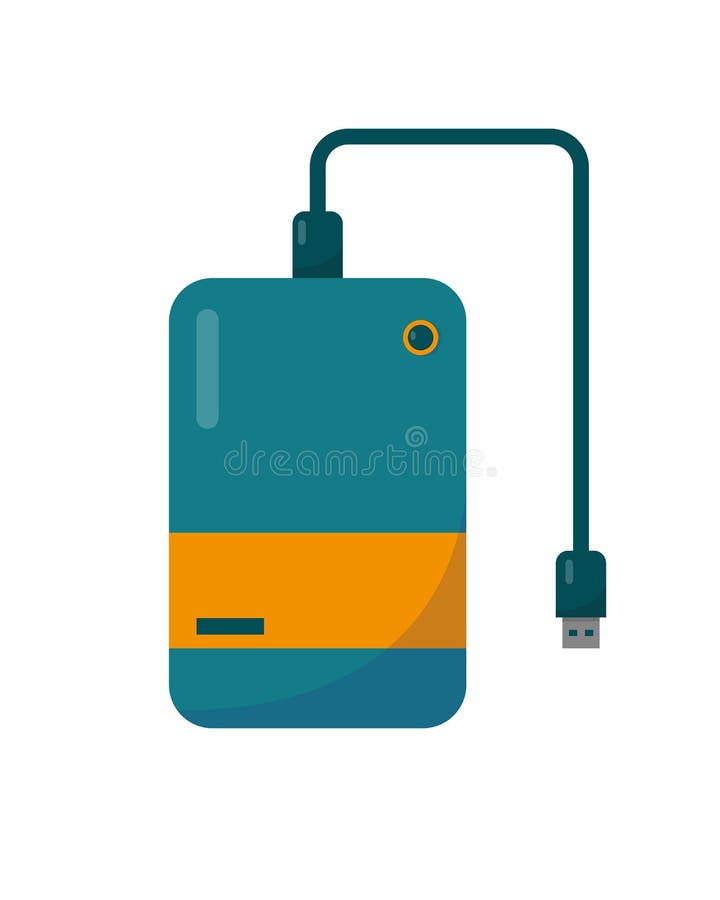 Hard Disk for Computer or Laptop. Stock Vector - Illustration of icon ...