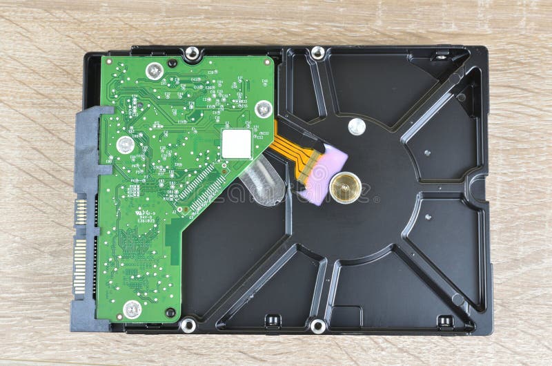 Hard disk on a desk stock photo. Image of hitech, industry - 99698846