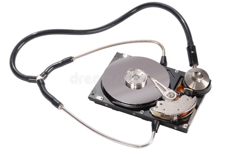 Hard disk diagnosis stock photo. Image of diagnosis, scsi - 12649896