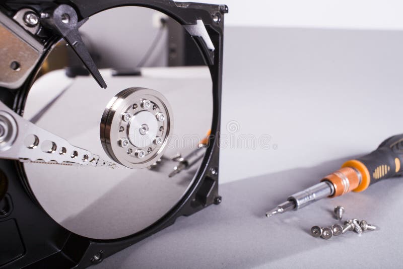 Hard Disk Discs. Open Hdd Hard Disk. Data Recovery from Damaged Media ...