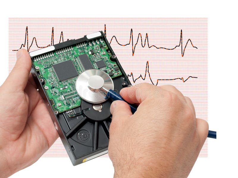 Hard disk doctor stock image. Image of doctor, drive - 26791033