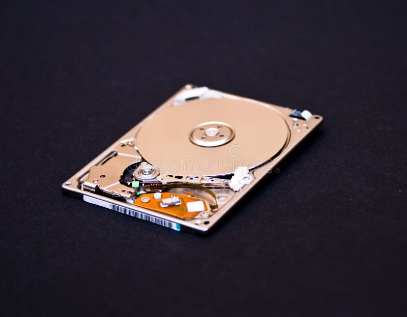 Hard Disk Drive and Compact Dics Isolated on White Stock Photo - Image ...