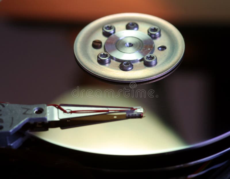 Hard Disk Drive stock photo. Image of computer, coated - 1630104