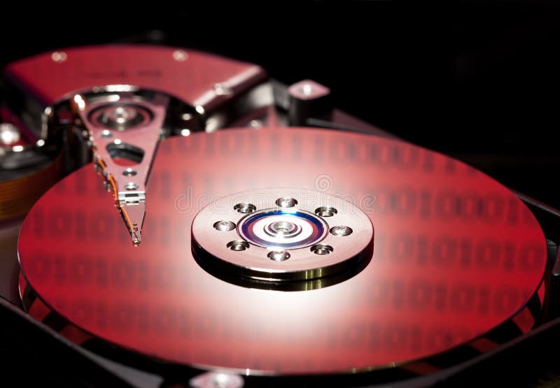 Hard disk drive stock image. Image of open, digital, hard - 23842837