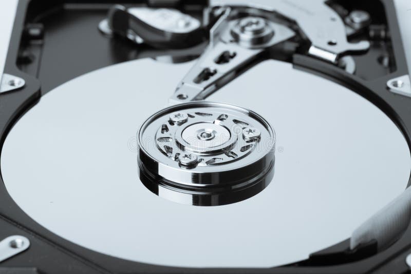 Hard disk drive stock photo. Image of open, electronics - 25182514