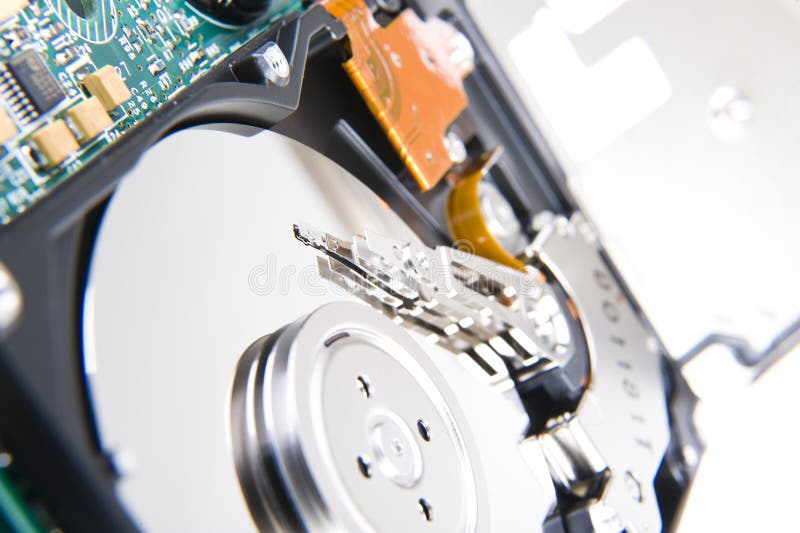 Hard disk drive stock image. Image of open, media, component - 7084135