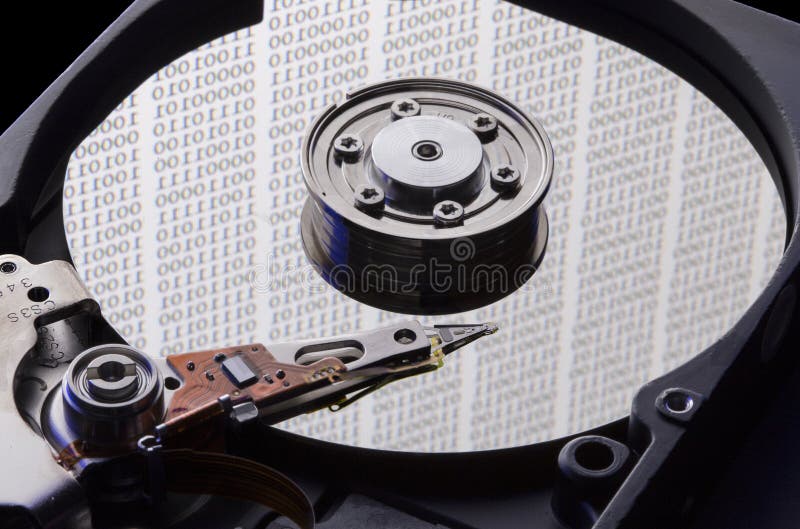 Hard disk drive stock photo. Image of engineering, magnet - 61113312